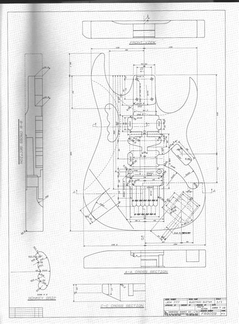 construye tu propia ibanez jem planos y esquemas guitarra desafinados
