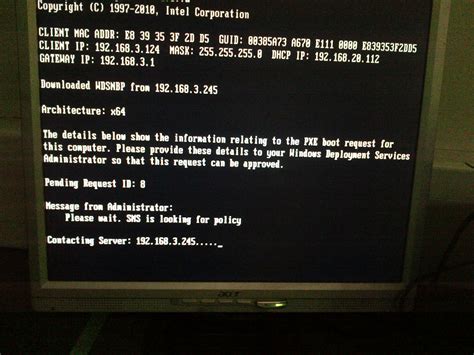 sccm 2012 sp1 pxe boot problems