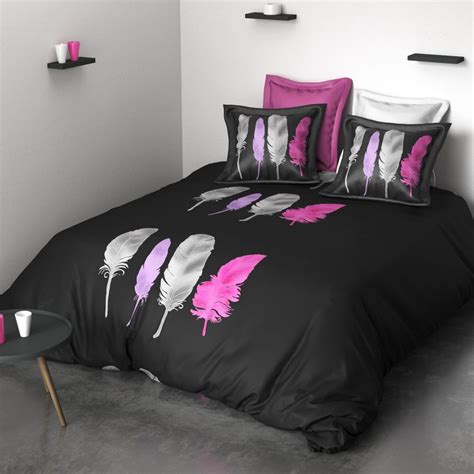 Housse De Couette Parure De Couette 100 Coton 57 Fils 220x240 Cm
