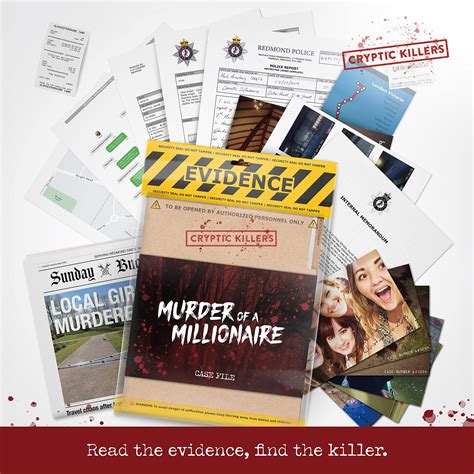 Unsolved Murder Mystery Game Cold Case File Investigation Detective