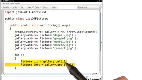 look at the element before this one intro to java programming youtube