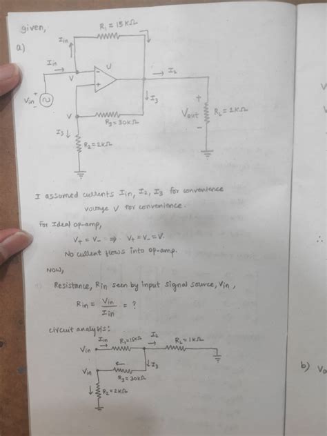 [solved] R1 U Vin R3 Rl Vout R2 Fig P3 10 3 10 Consider The Ideal
