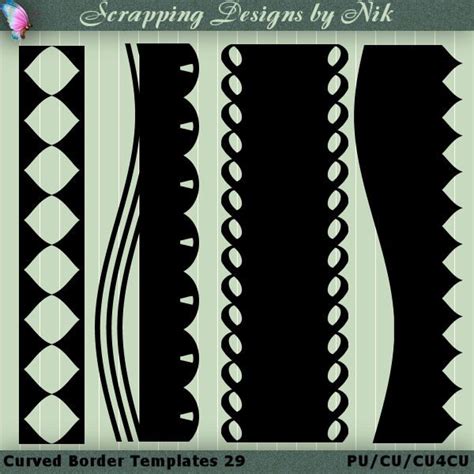 curved border templates 29