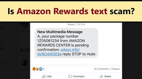Amazon Rewards Text About Delivery Scam Or Legit Notification Youtube