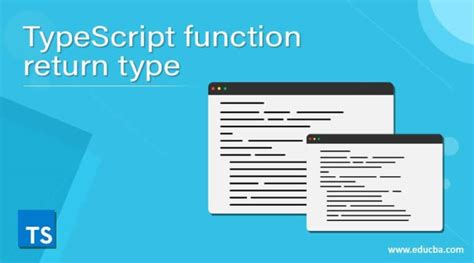 typescript function return type learn how does function return type work