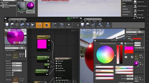 unreal engine basics master material and instancing
