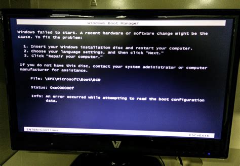 windows failed to start efi microsoft boot bcd 0xc000000f techspeeder