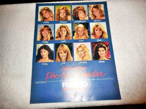 Vintage Rigid 83 84 Swimsuit Calendar~cheesecake~ultra Rare~nice