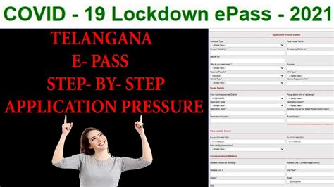 Telangana Ll How To Apply E Pass Apply