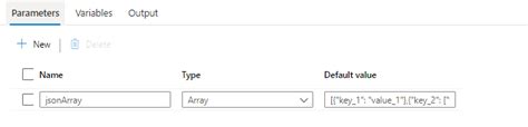azure data factory foreach json to array errors
