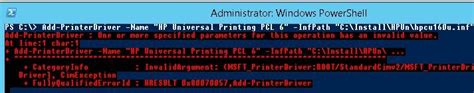 managing printers and drivers with powershell in windows 10 server