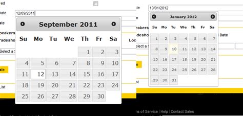css jquery data picker font size issue stack overflow