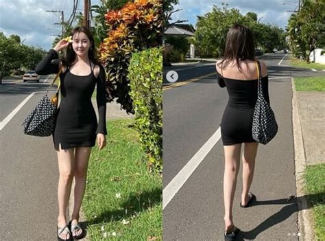 이경규 딸 이예림 9kg 감량하더니…밀착 원피스로 드러난 글래머 몸매 텐아시아