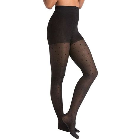 Rejuvahealth Sheer Dot Pantyhose 52 Liked On Polyvore Featuring