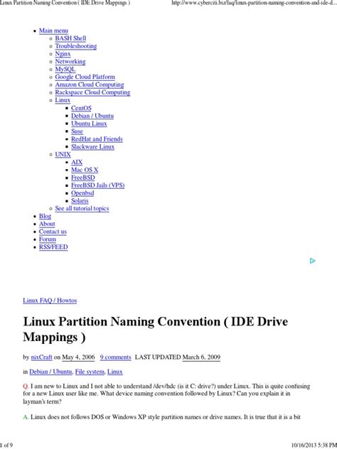 linux partition naming convention ide drive mappings linux booting