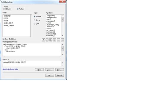 python conditional field calculator expression geographic