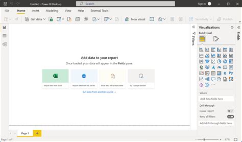 use the ribbon in power bi desktop power bi microsoft learn
