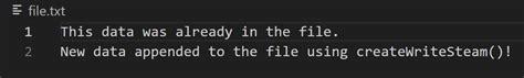 3 methods to append to a file in node js with syntax and examples