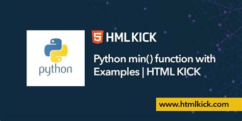 python min function with examples html kick