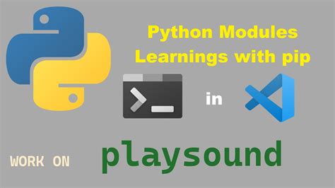 playing sound audio in python playsound python modules youtube