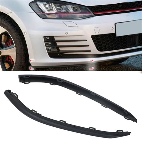 Xuming Car Front Bumper Lip Lower Spoiler Air Deflector Valance Trim
