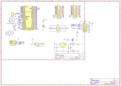 stm32f103 minimum system board easyeda open source hardware lab
