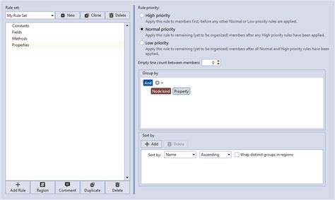 organize members settings coderush devexpress