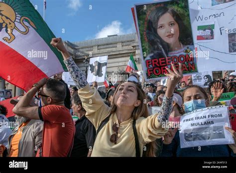 Woman Life Freedom London Protest Over Iran Draws Thousands To