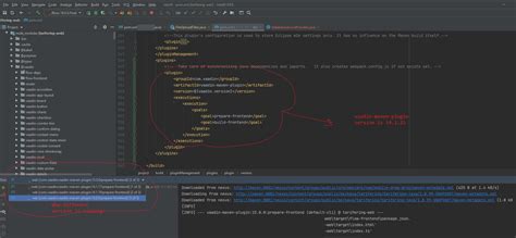 java why vaadin maven plugin run with multiple versions
