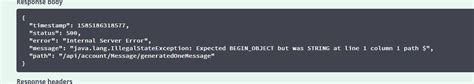 使用gson报错expected begin object but was string at line 1 column 1 path