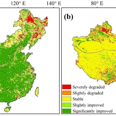 A Spatial Distribution Of Vegetation Types B Ndvi And Interannual
