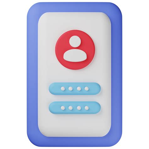 Account Login And Password Form On Smartphone App User Authorization