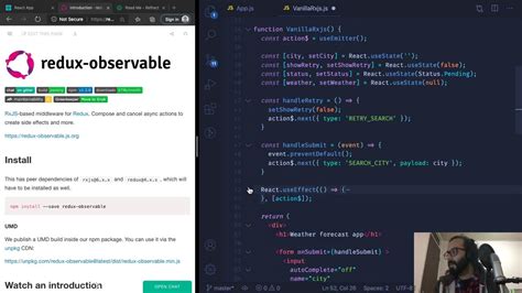 manejando efectos secundarios en react con rxjs parte 3 redux y redux