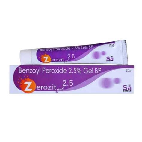 Benzoyl Peroxide 2 5 Gel At Best Price In Yamunanagar Saiva Healthcare