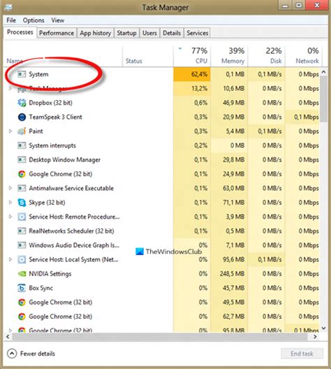 system process ntoskrnl exe high disk or cpu usage on windows 11 10