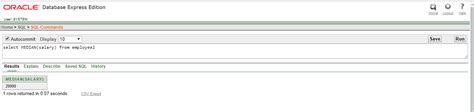 oracle math median function javatpoint