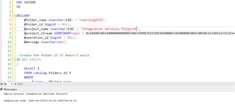 deleting packages from ssis catalog sqlservercentral