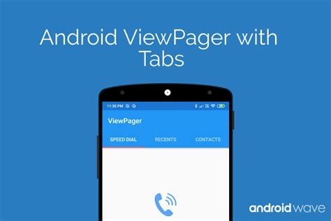 android viewpager with tabs androidwave