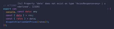 javascript property data does not exist on type axiosresponse