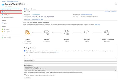 tutorial to import data to azure blob storage with azure import export