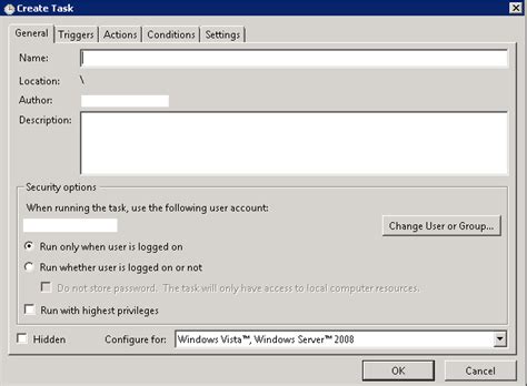 how to schedule a task to run a powershell script using task scheduler