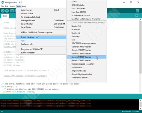 using black pill stm32f401 and stm32f411 with the arduino ide