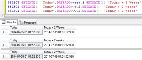 how to add days weeks months quarters or years to a date in sql