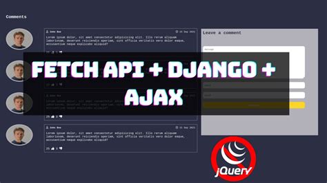 how to work with ajax in django using vanilla javascript submit form