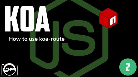 koa how to use koa route node js restful framework youtube