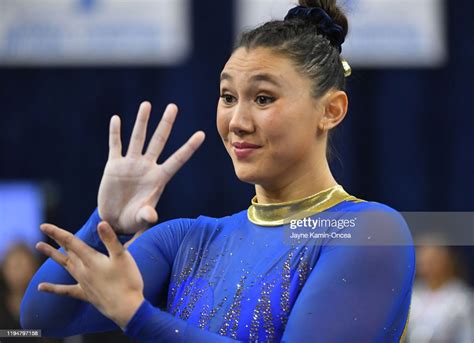 Kyla Ross Performs The Floor Exercise During Ucla Gymnastics Meet The
