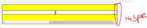 html there is no space on the right for overflow scroll items in