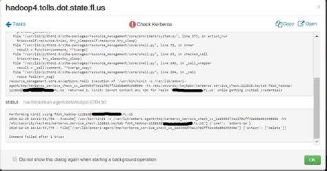 solved kerberos client failing on a client in cluster cloudera