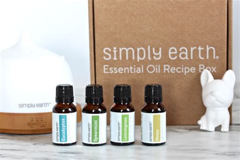 Simply Earth Essential Oil Recipe Box July 2018 Bonus Box Review