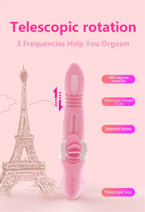 12 Speed Rotation Oral Sex Tongue Licking Toy G Spot Dildo Vibrators